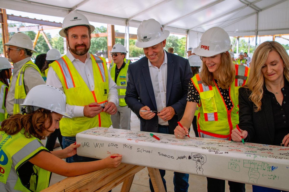 S&P Joins FBISD Mission Bend Elementary at Topping Out Ceremony - SATPON
